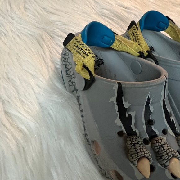 Jurassic World | Shoes | Dinosaur Blue Crocs Boys Size 2 | Poshmark